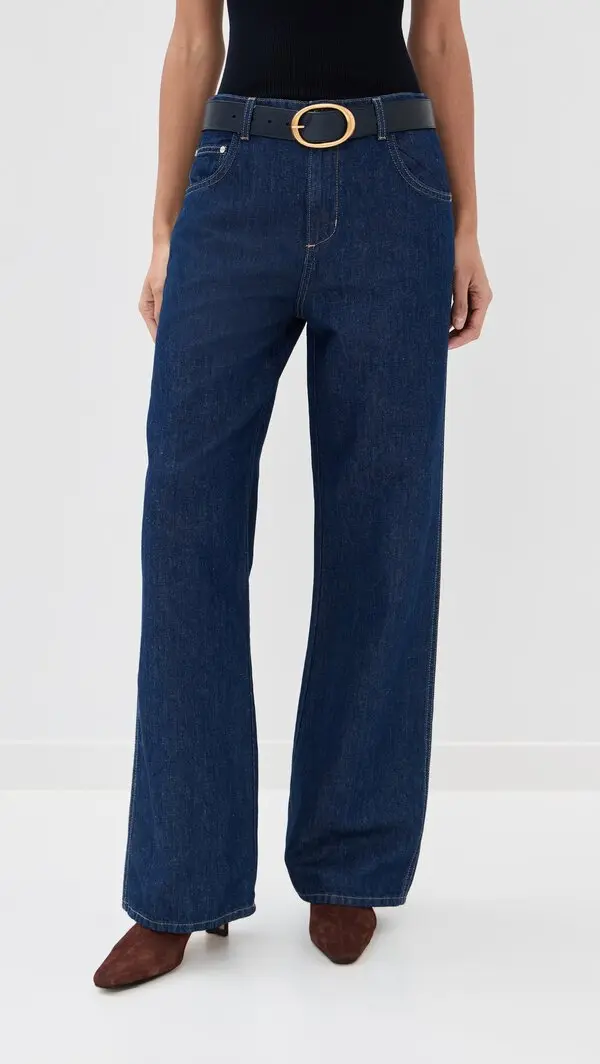 TWP Wide-leg Denim Jeans