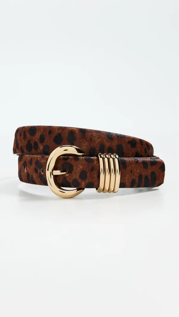 Madewell Inez Leopard Print Belt