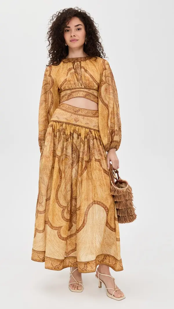Zimmermann Wanderlust Maxi Skirt