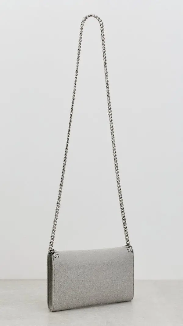Stella McCartney Falabella Wallet Crossbody Bag - Light Grey