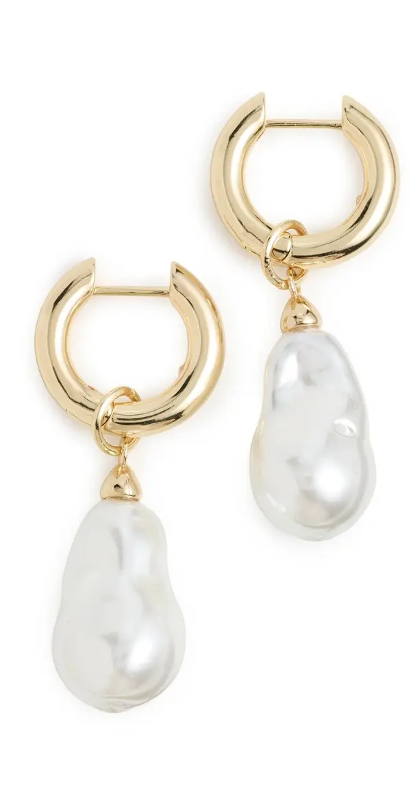 Baublebar Teagan Statement Earrings - Pearl