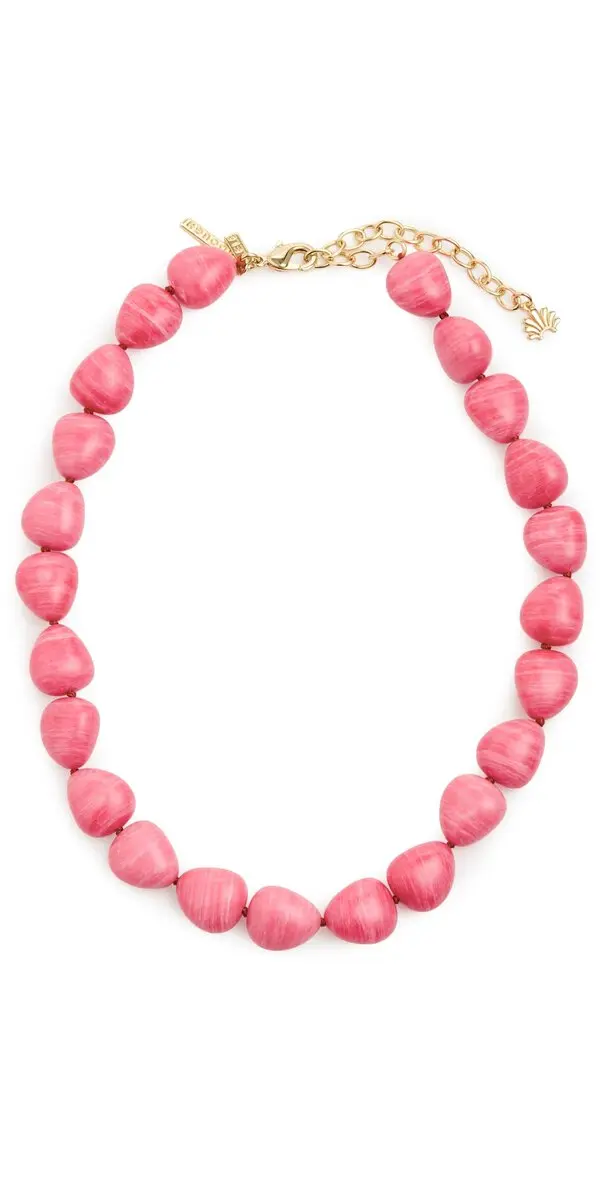 Lele Sadoughi Baroque Collar Necklace - Coral