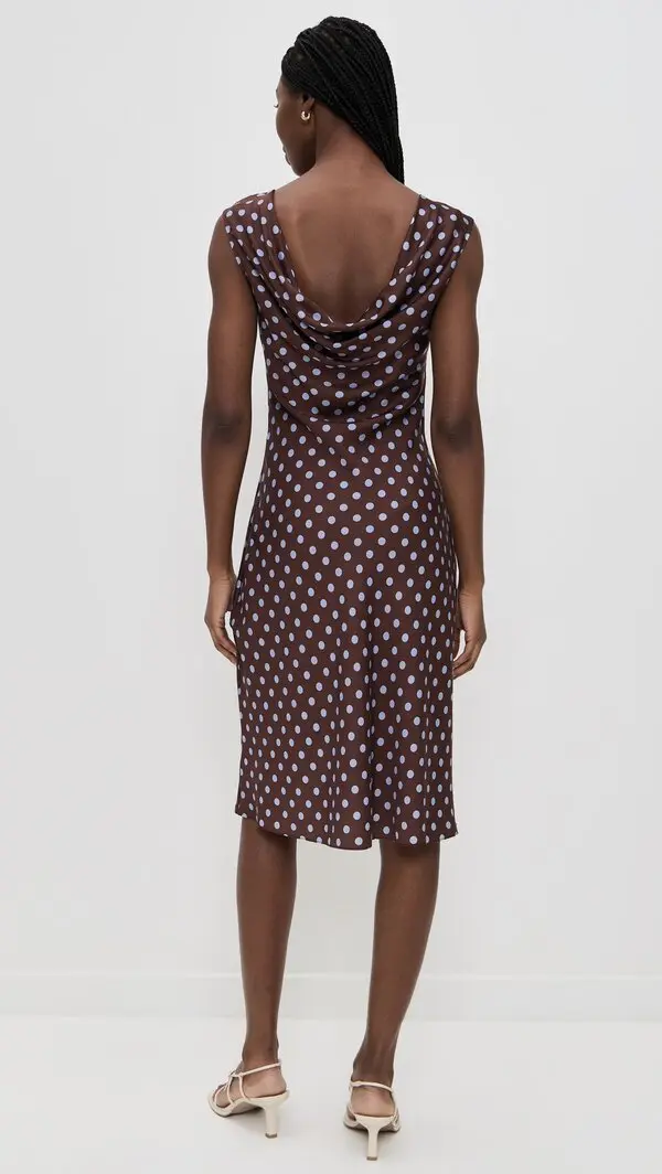 Posse Leo Polka Dot Midi Dress