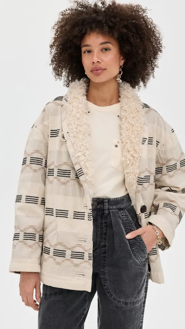 Isabel Marant Qayla Jacquard Coat