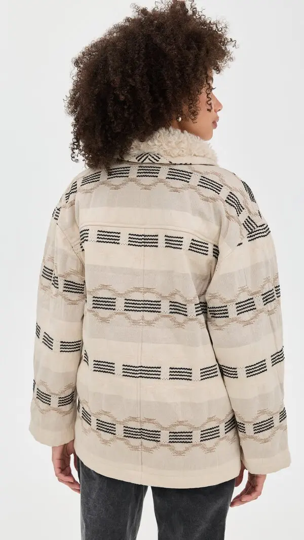 Isabel Marant Qayla Jacquard Coat
