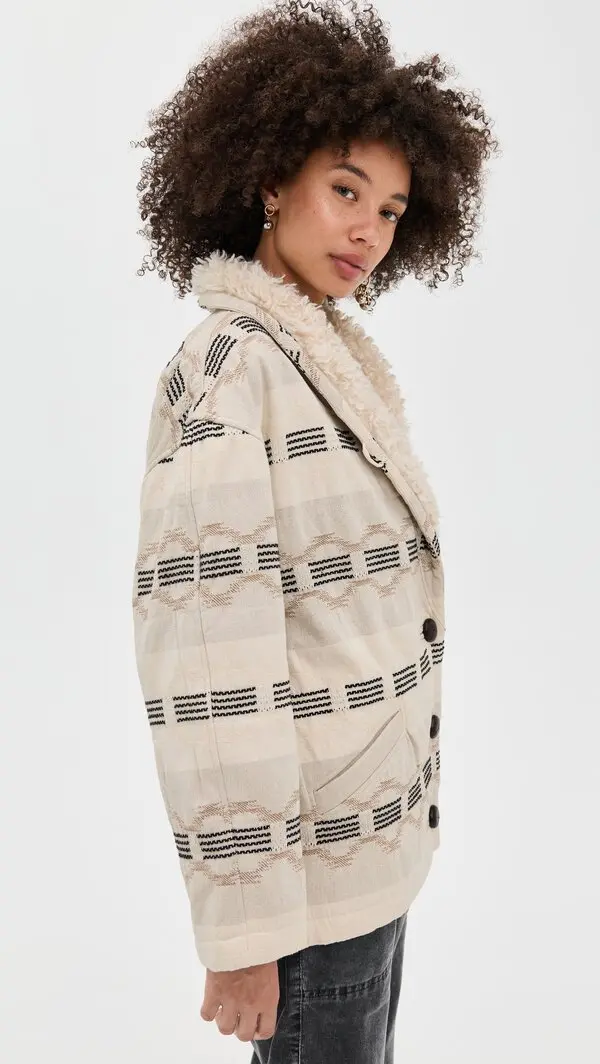 Isabel Marant Qayla Jacquard Coat