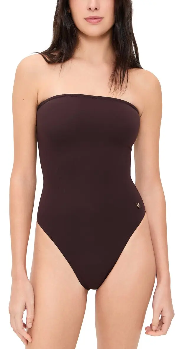 Eterne Kaia Bandeau One Piece - Espresso