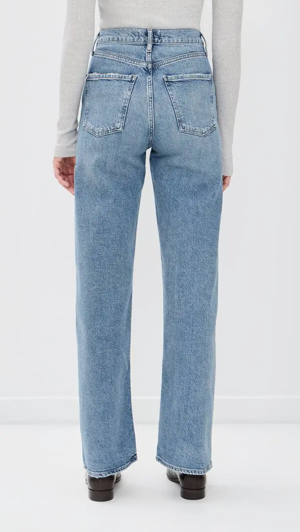 AGOLDE High Rise Wide Leg Ren Jeans