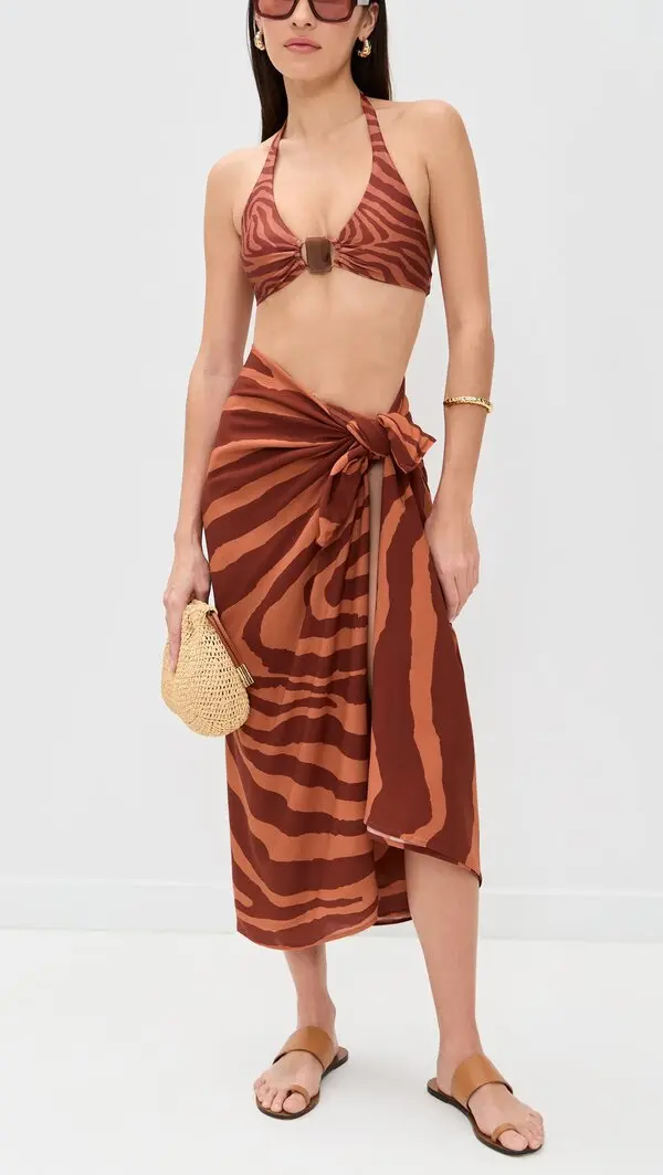VIX PAULA HERMANNY Sundown Printed Sarong