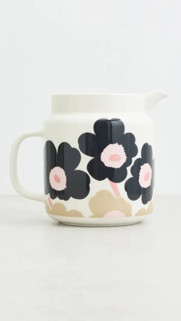 Marimekko Oiva Unikko Stoneware Pitcher