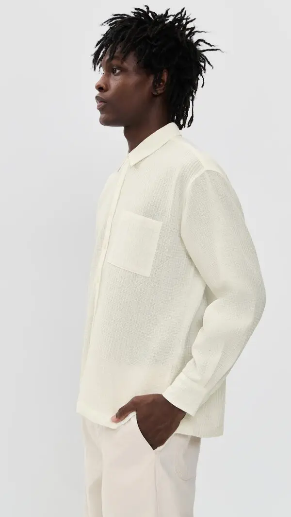 BATHER Waffle Leisure Shirt