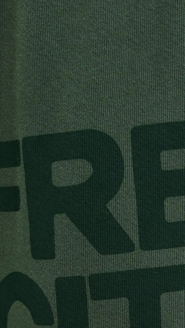 FREECITY Logo Print Joggers - Cactus