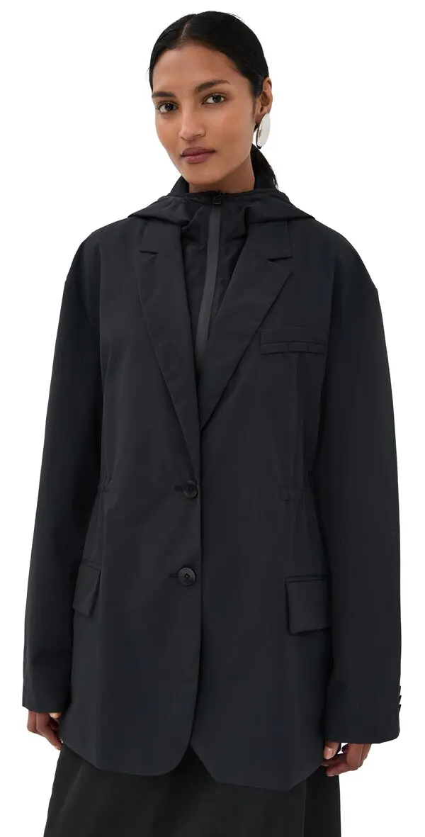 Tibi Tech Suiting Anorak Blazer