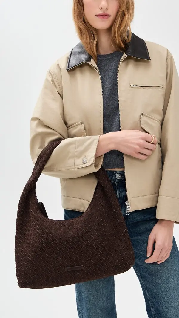LOEFFLER RANDALL Willow Woven Hobo Bag