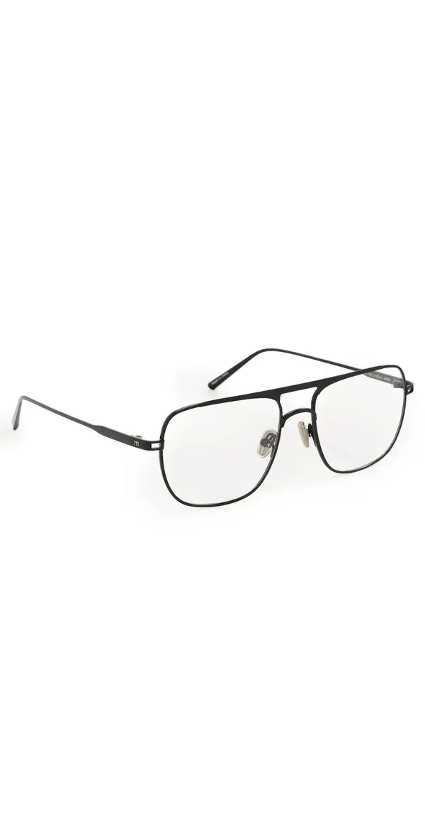 ELISA JOHNSON Jane Aviator Glasses - Black