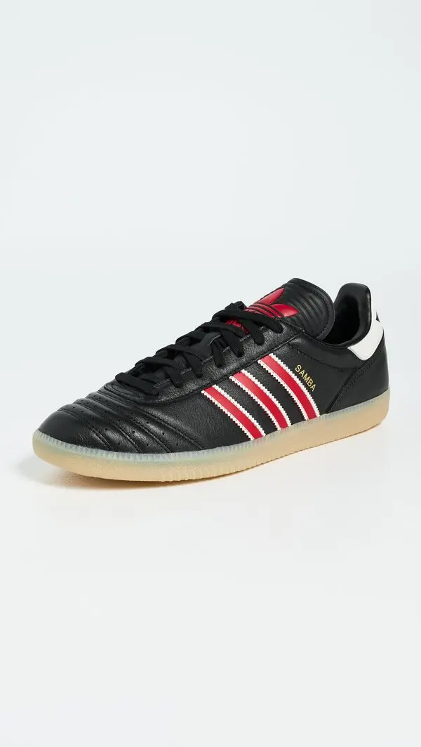 Adidas Samba Jp Sneakers - Core Black/Red/Gum 3 | Editorialist