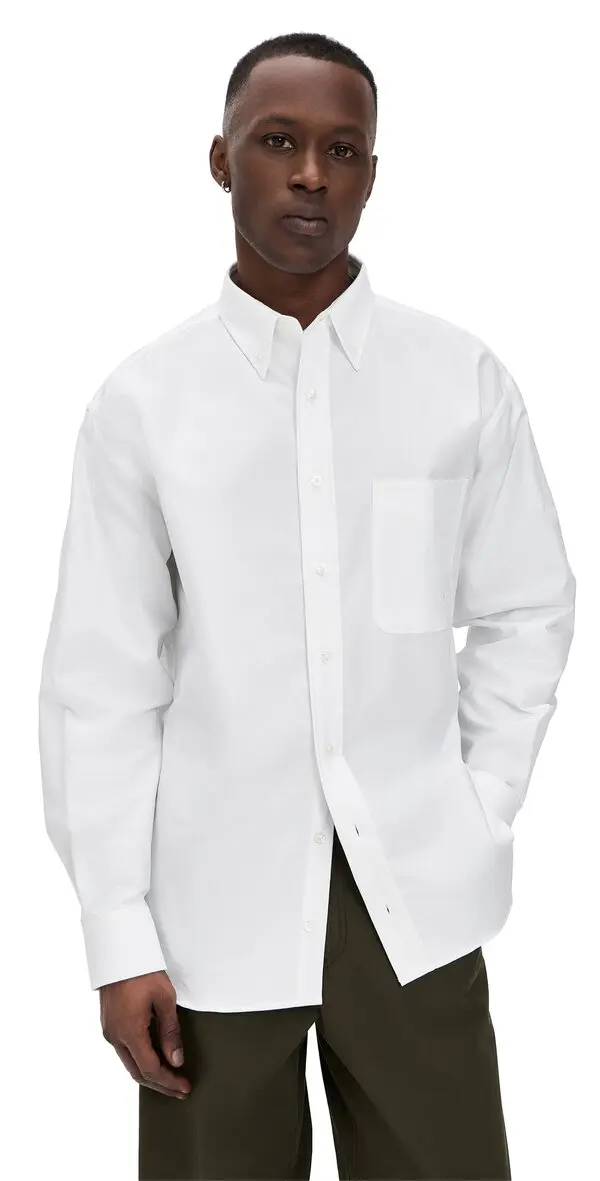 AARON LEVINE Logo Oxford Shirt