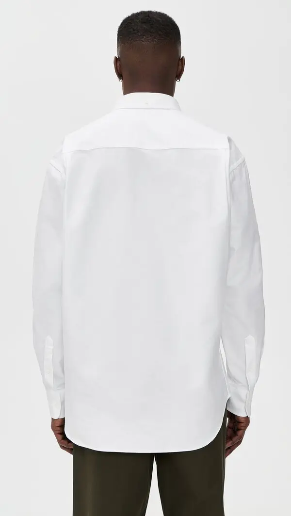 AARON LEVINE Logo Oxford Shirt