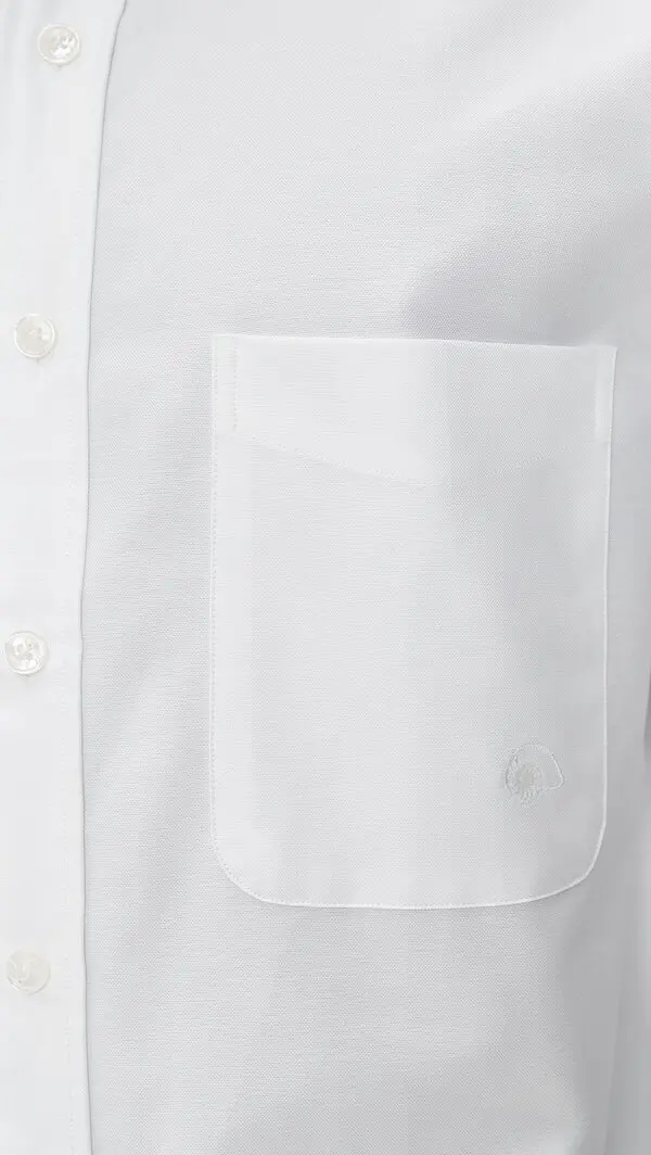 AARON LEVINE Logo Oxford Shirt