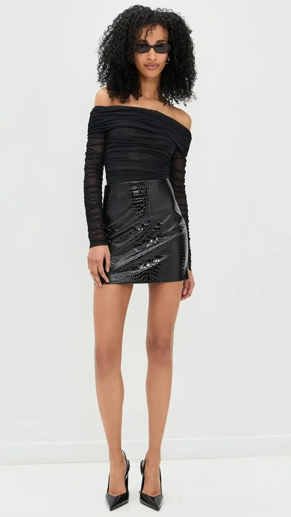 L'Agence Gerard Croc Miniskirt