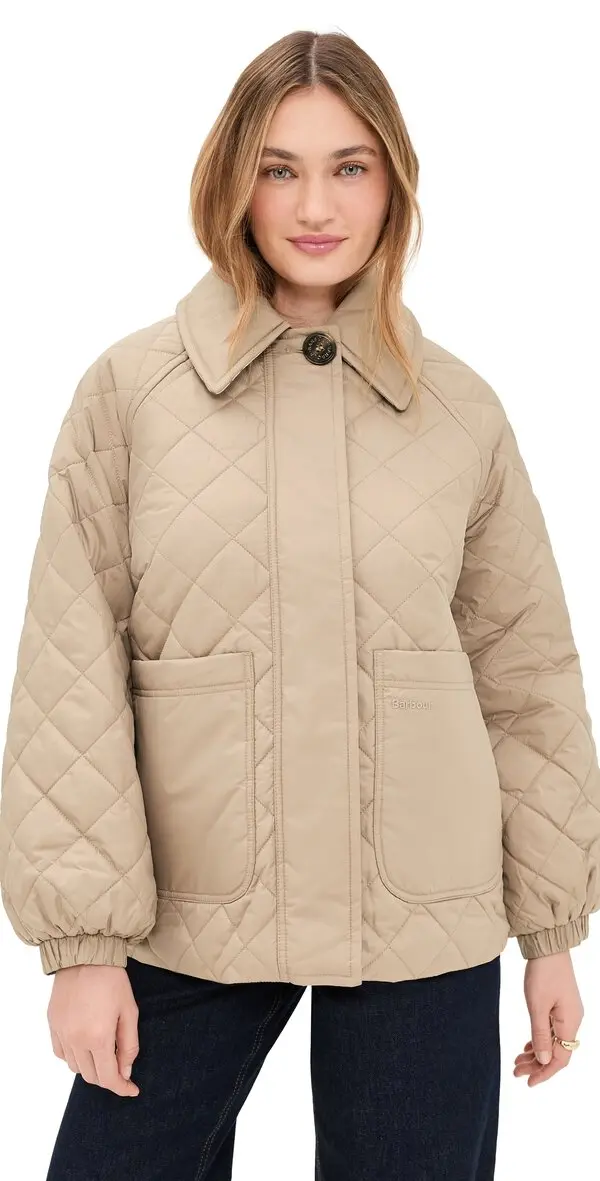 Barbour Laoise Quilted Jacket - Honey/ancient Poplar