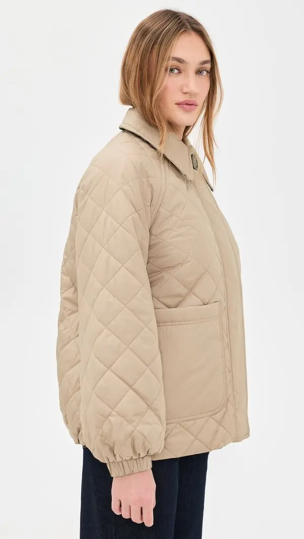 Barbour Laoise Quilted Jacket - Honey/ancient Poplar