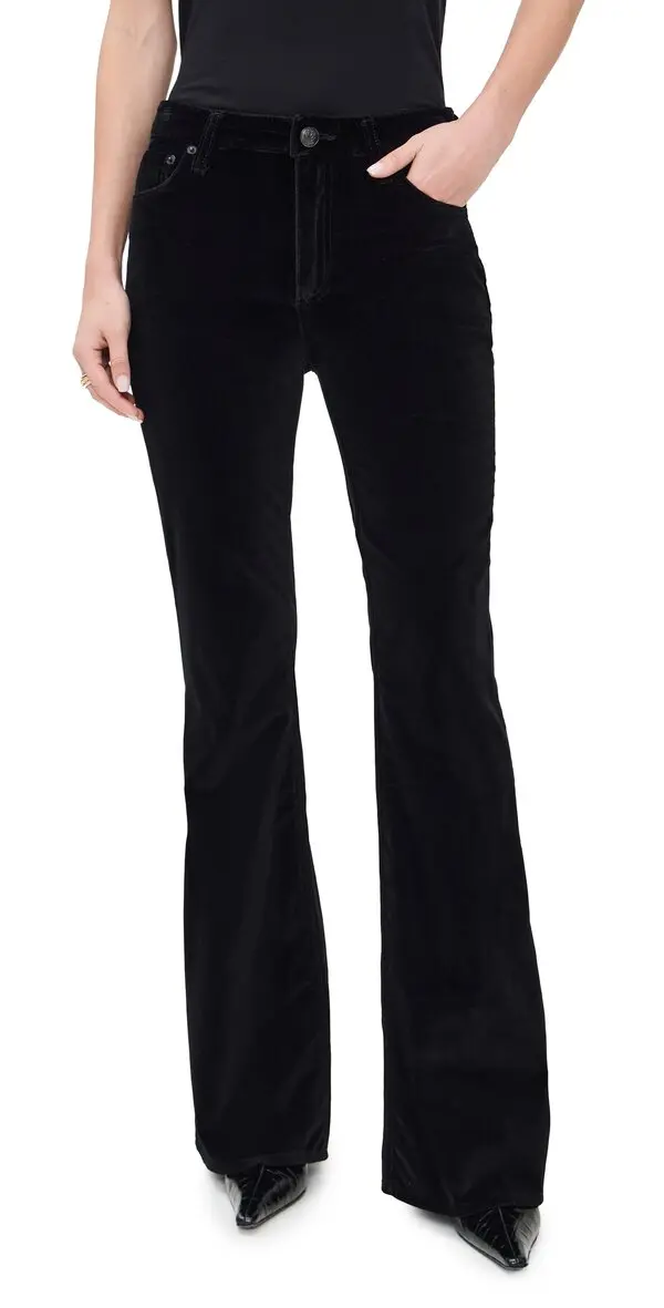 Rag & Bone Dahlia Velvet Full Flare Pants