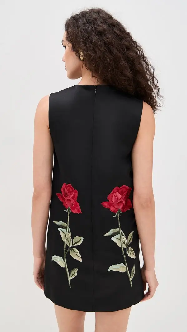 LEO LIN Yvonne Embroidered Mini Dress