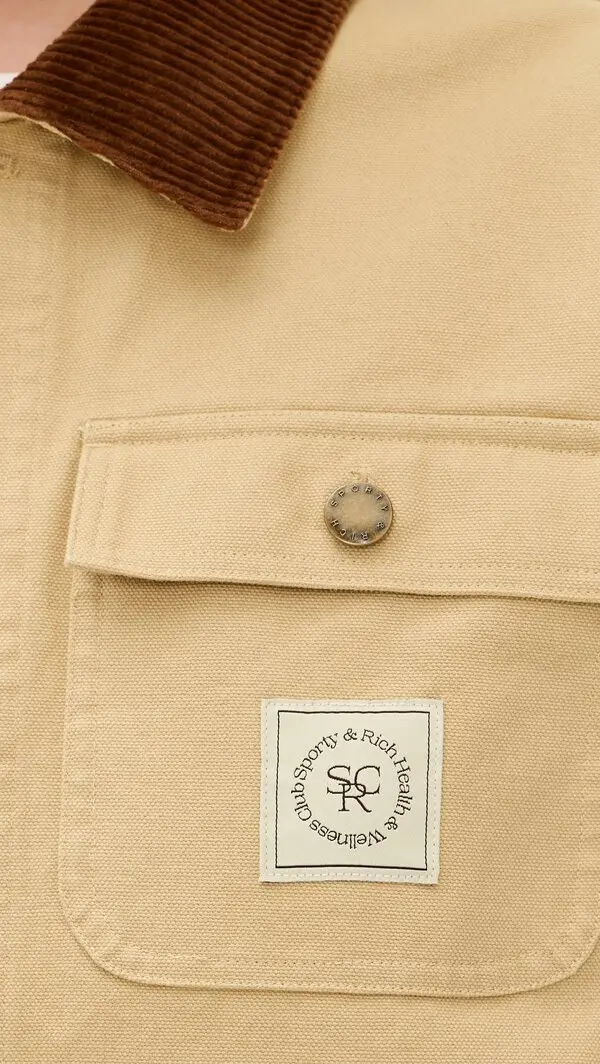SPORTY & RICH Painter's Jacket - Tan
