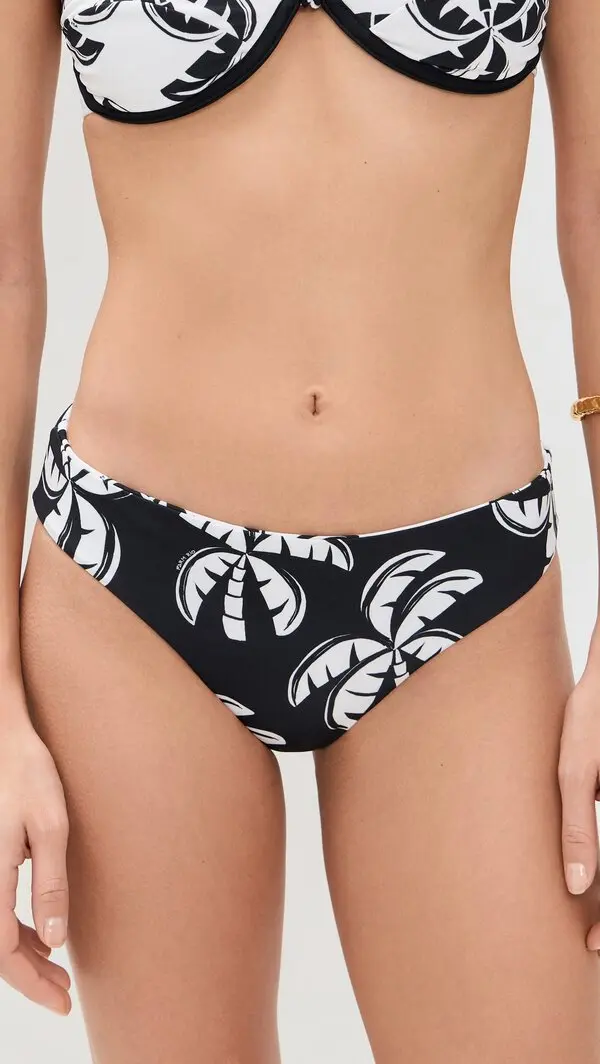 Farm Rio Graphic Palms Low Double Bikini Bottom