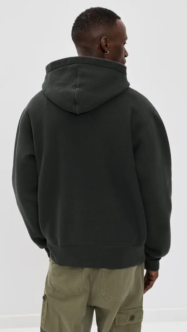 AARON LEVINE Hooded Fleece Sweatshirt