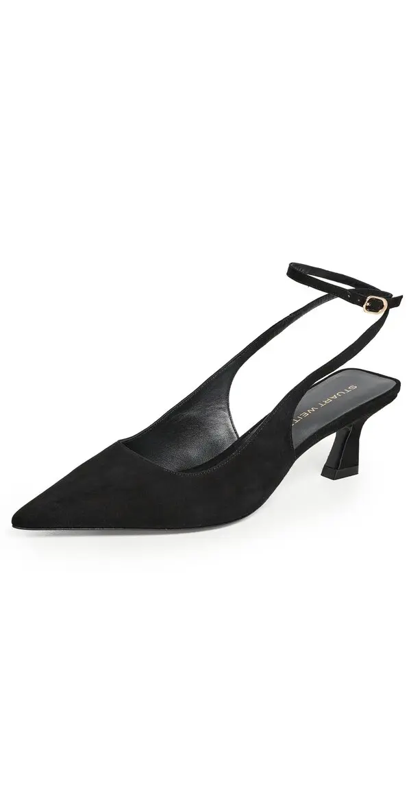 STUART WEITZMAN Vinnie 50 Strap Pumps - Black