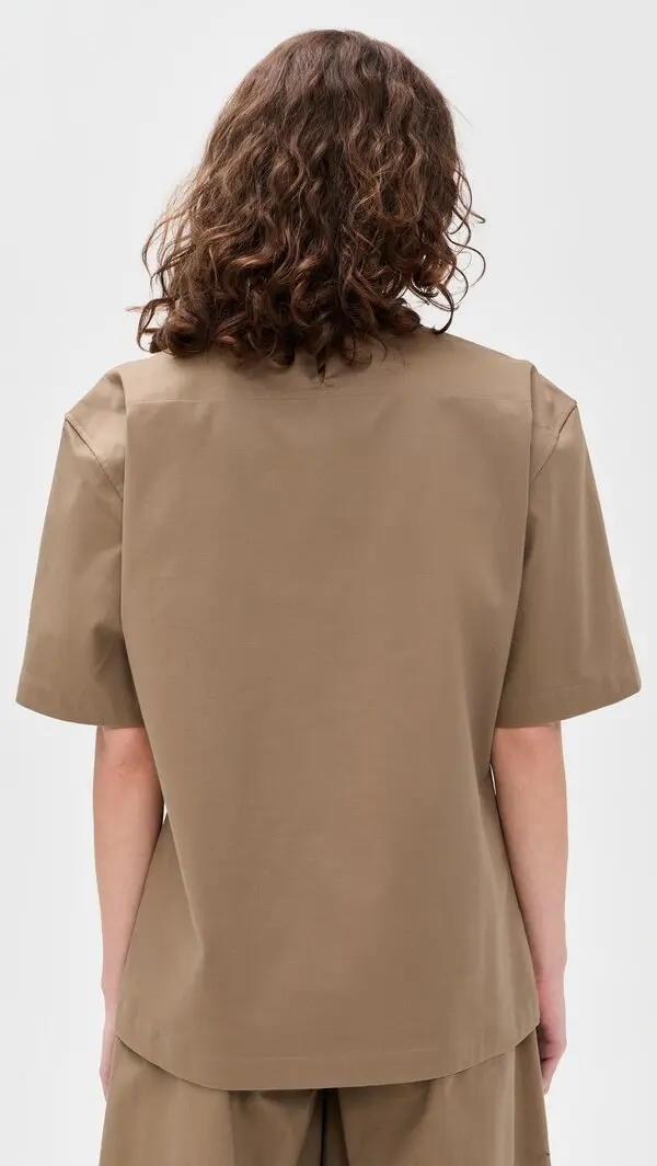 THE LATEST Dean Gabardine Top