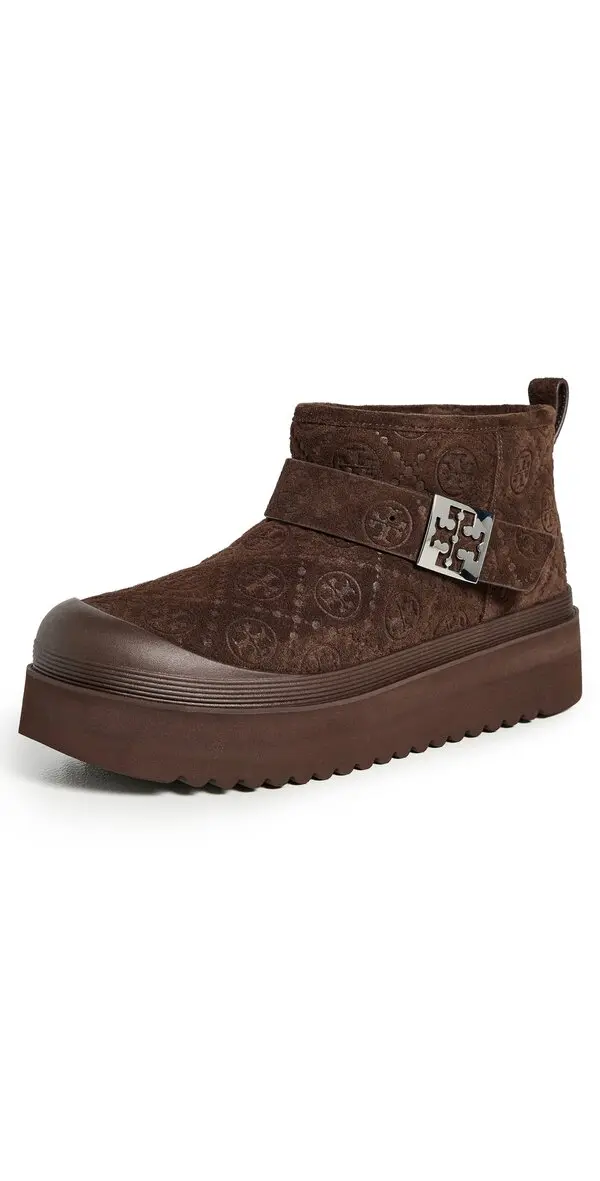 Tory Burch Mellow Shearling Platform Boots