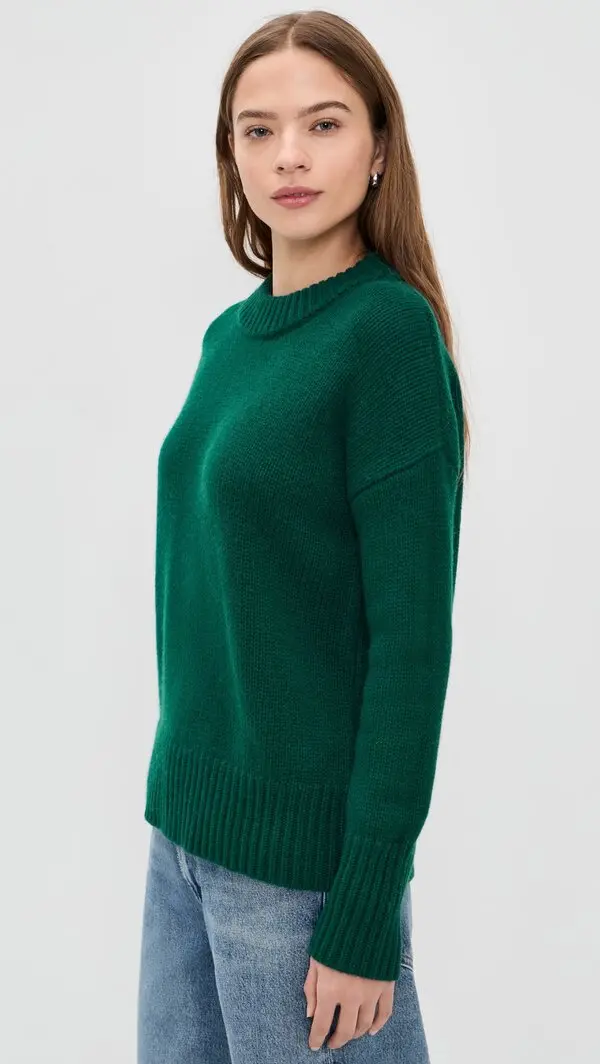 LA LIGNE Solid Marin Sweater - Forest