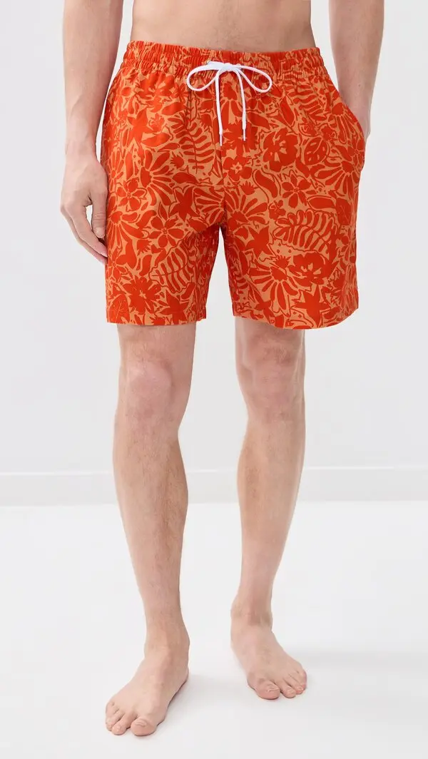 DUR DOUX St. Tropez Print Shorts