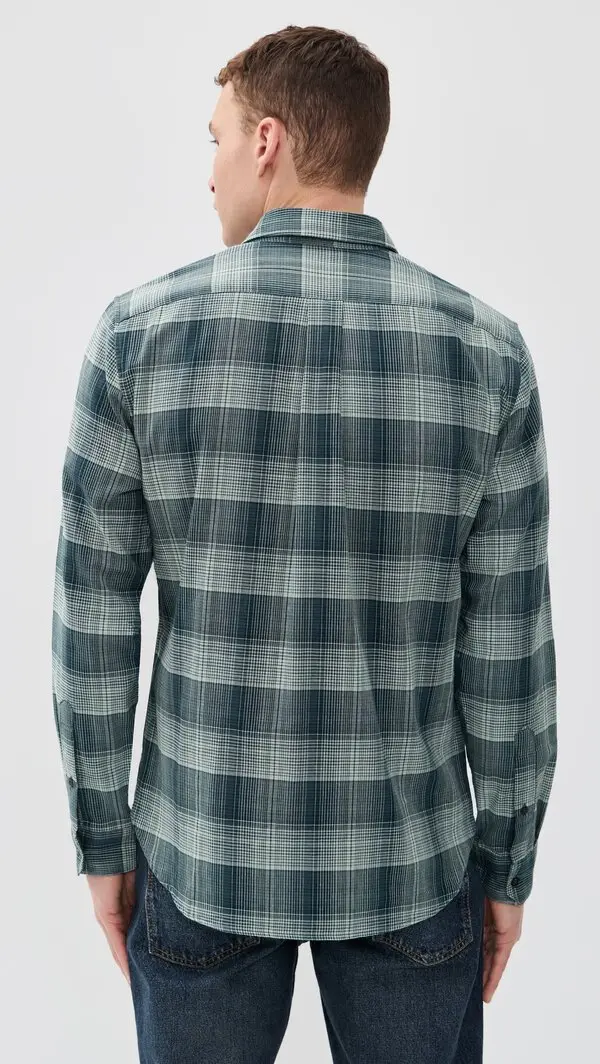 Vince Big Sky Plaid Long Sleeve Shirt