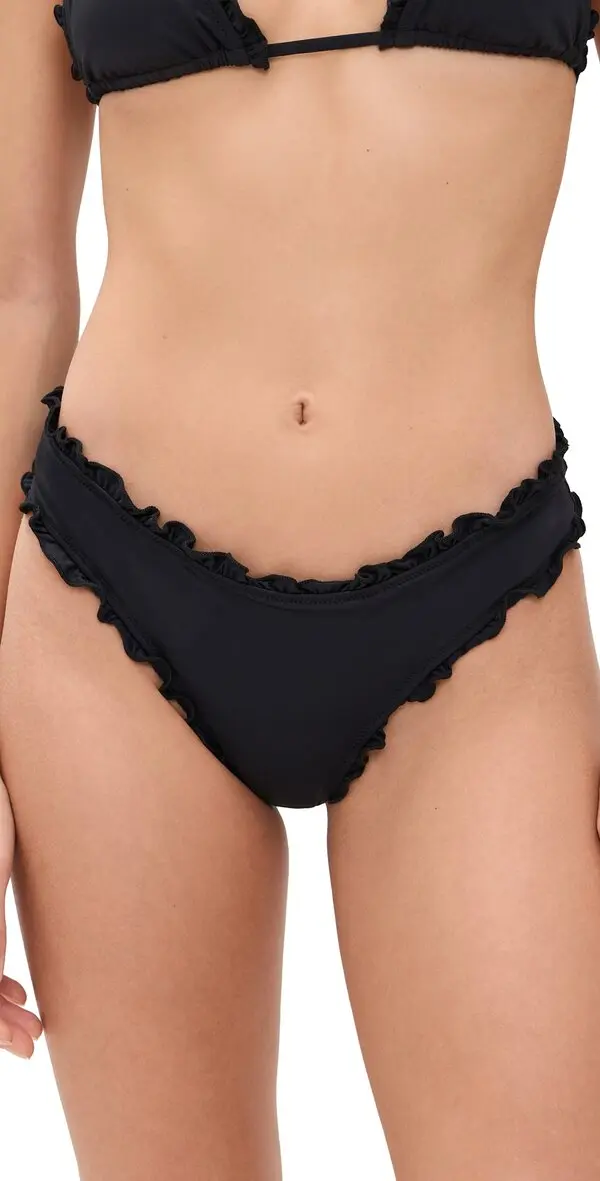 Frankies Bikinis Charlotte Bikini Bottoms - Black