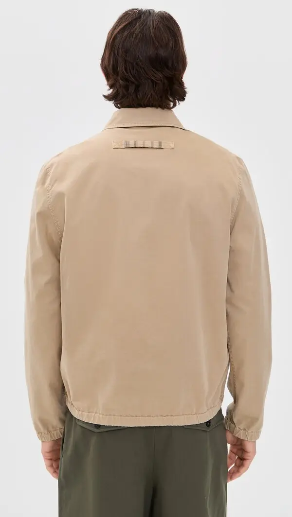 Paul Smith Washed Cotton Twill Coach Jacket