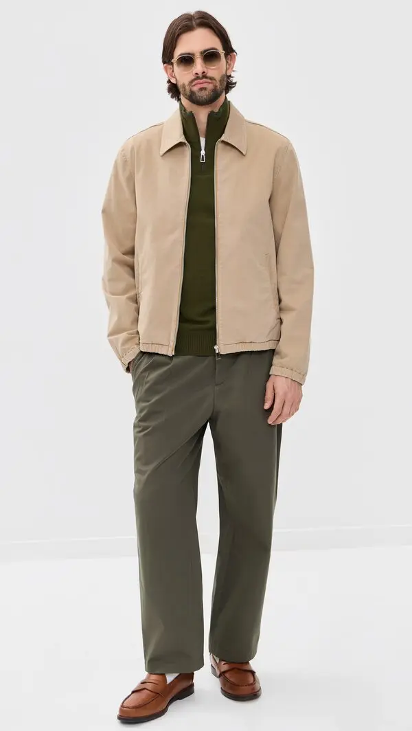 Paul Smith Washed Cotton Twill Coach Jacket