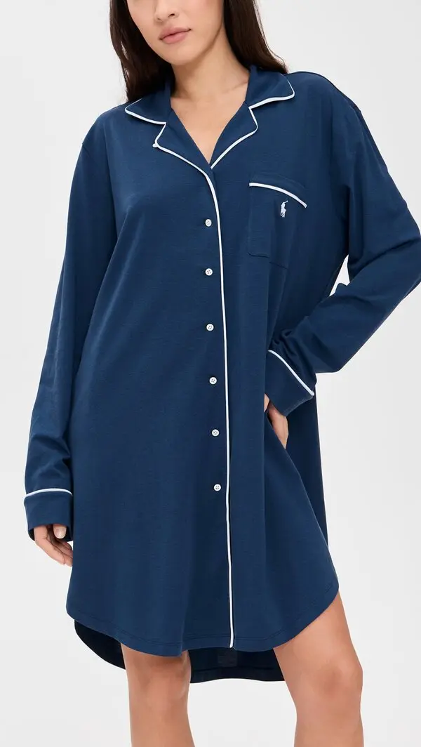 Polo Ralph Lauren Stretch Jersey Sleep Shirt