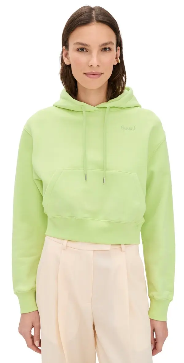 Renggli Mid-weight French Terry Hoodie - Lime