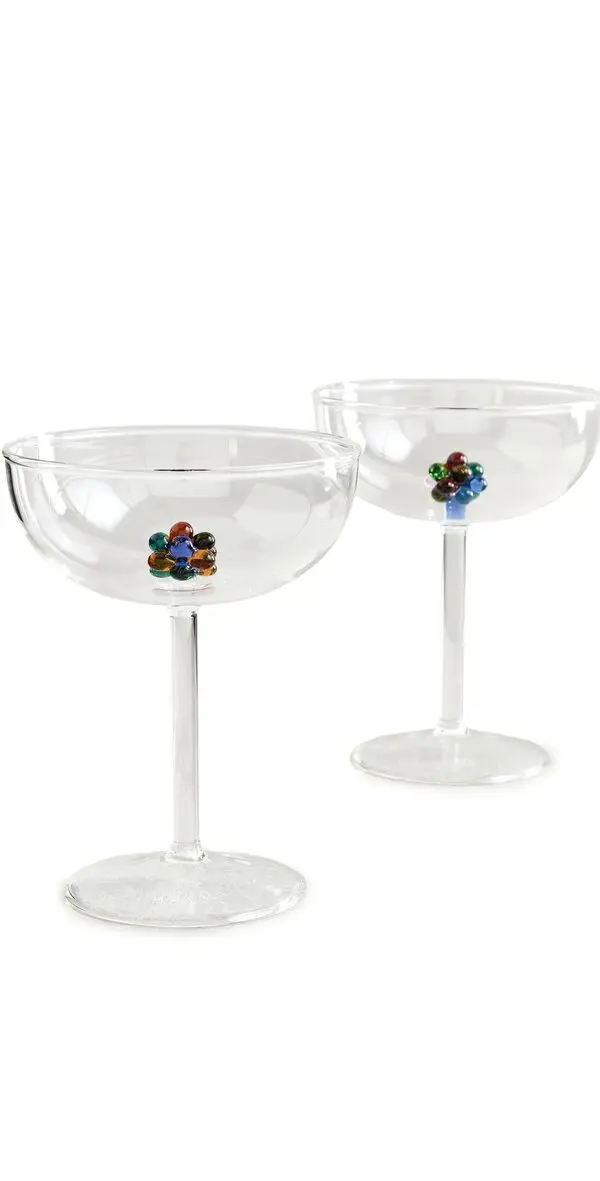FAZEEK Bloom Coupes Set Of 2 - Multi