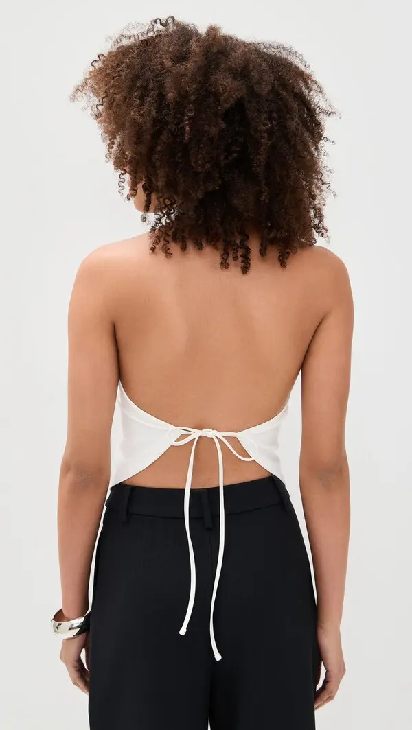 ST. AGNI Soft Jersey Halter Top