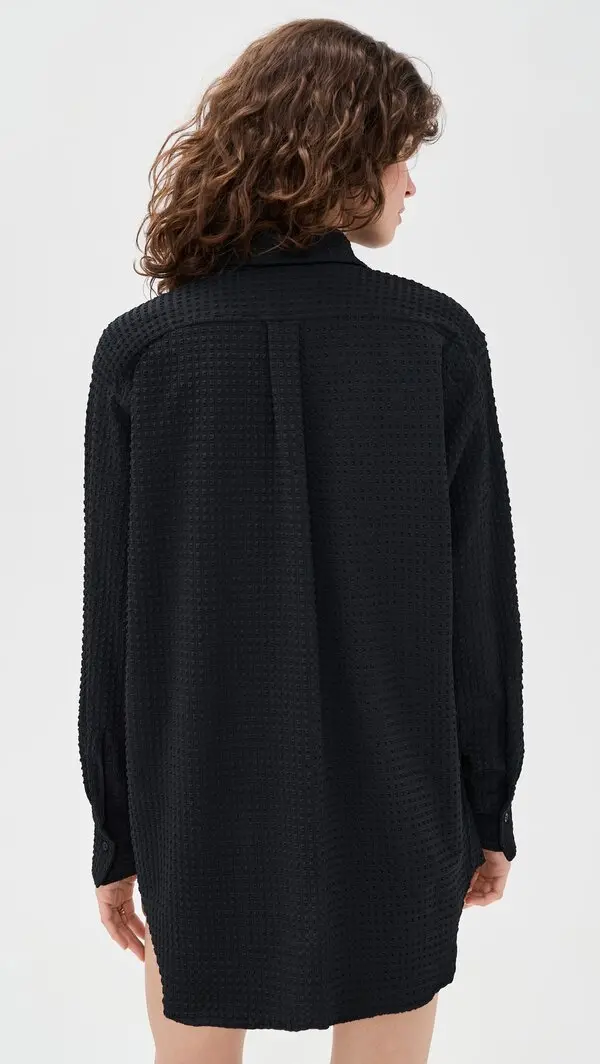 Hunza G Oversized Shirt - Black