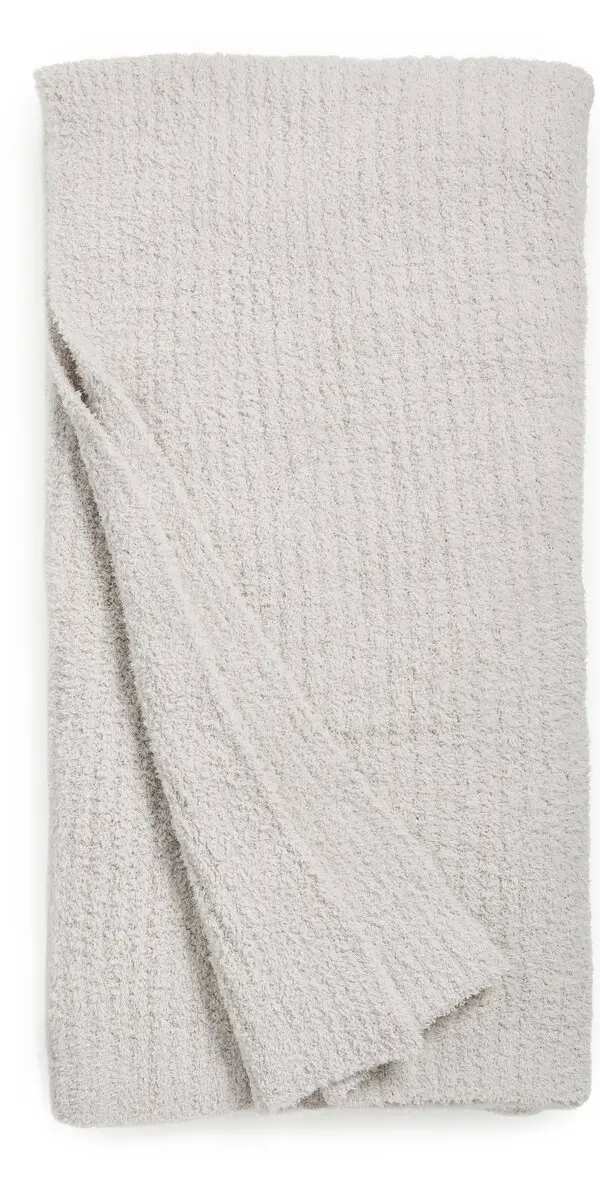 Barefoot Dreams Cozychic Ribbed Throw - Almond