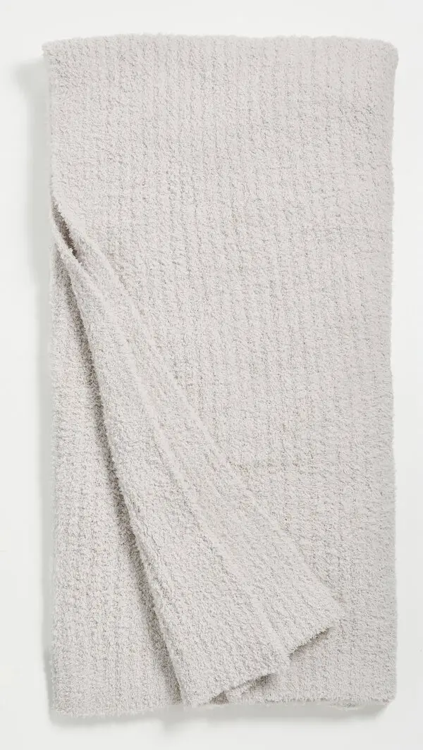 Barefoot Dreams Cozychic Ribbed Throw - Almond