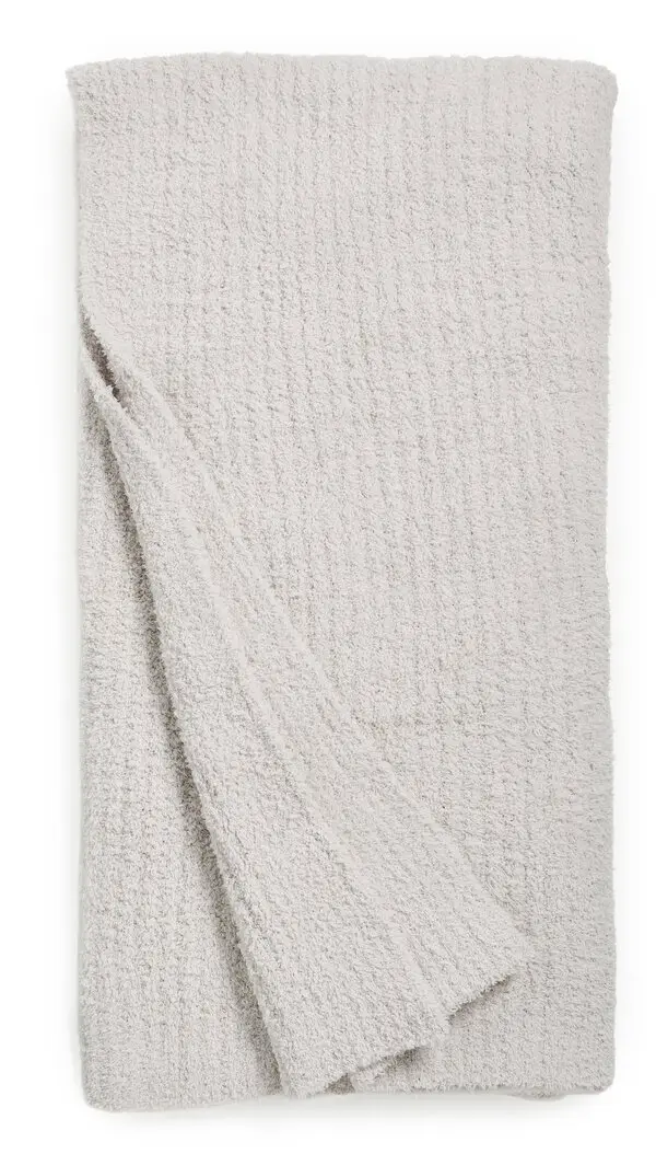 Barefoot Dreams Cozychic Ribbed Throw - Almond