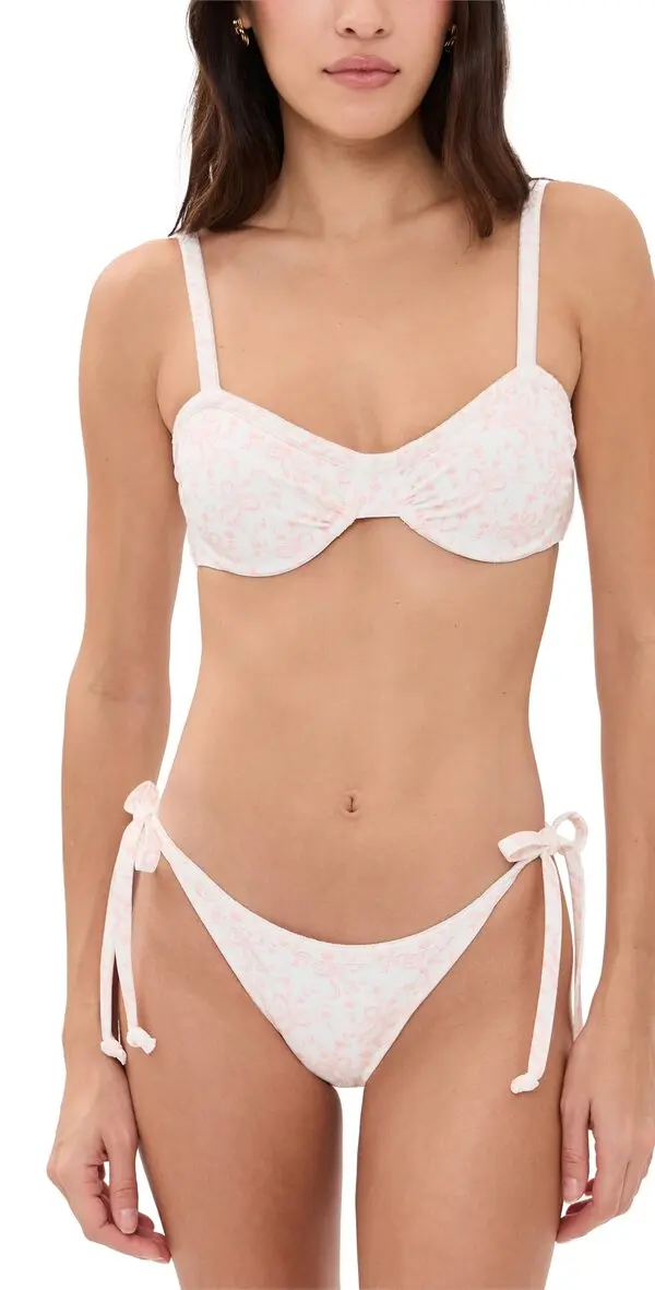 LoveShackFancy Lorlili Bikini Set - Chantilly