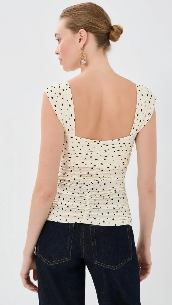 Isabel Marant Étoile Gemina Top - Ecru/black